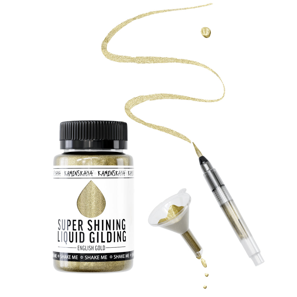Liquid gilding 'English gold' (100 ml) – KAMENSKAYA