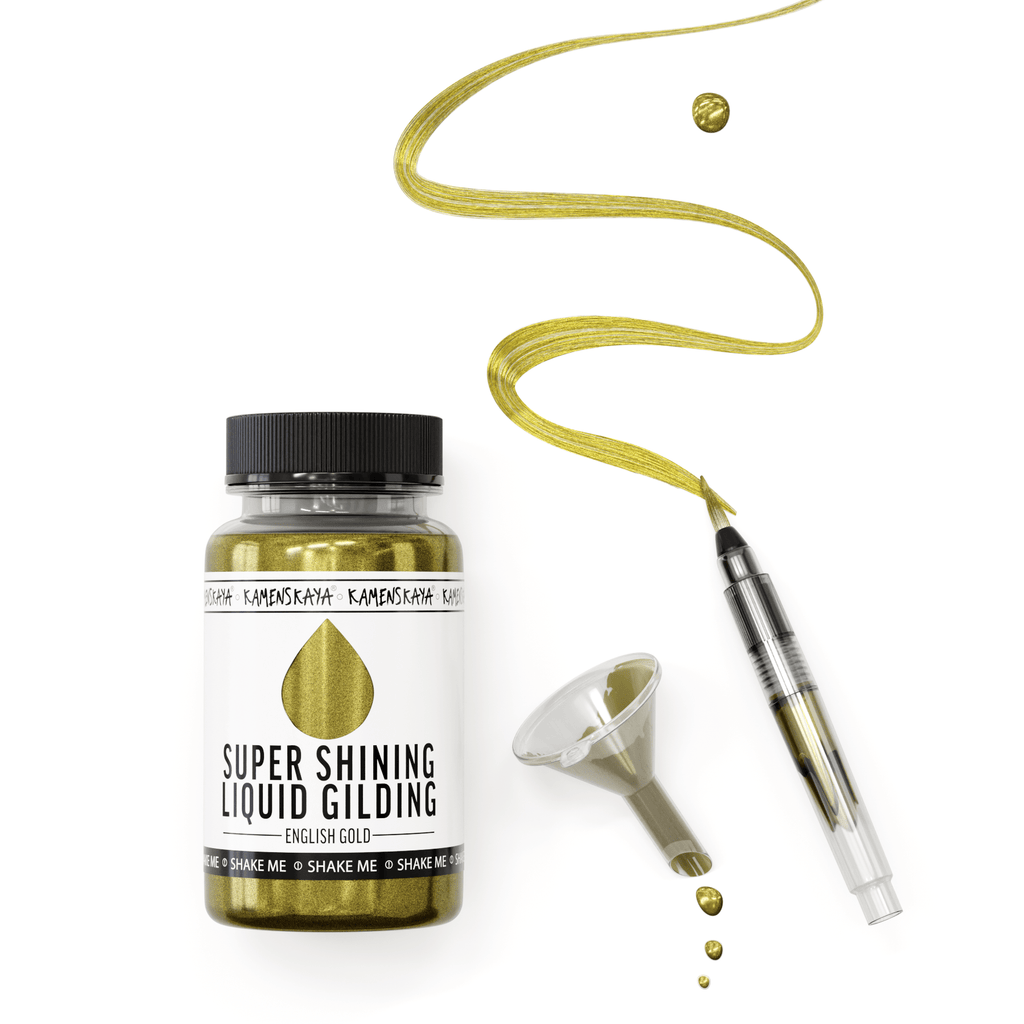 Liquid gilding 'English gold' (100 ml) – KAMENSKAYA